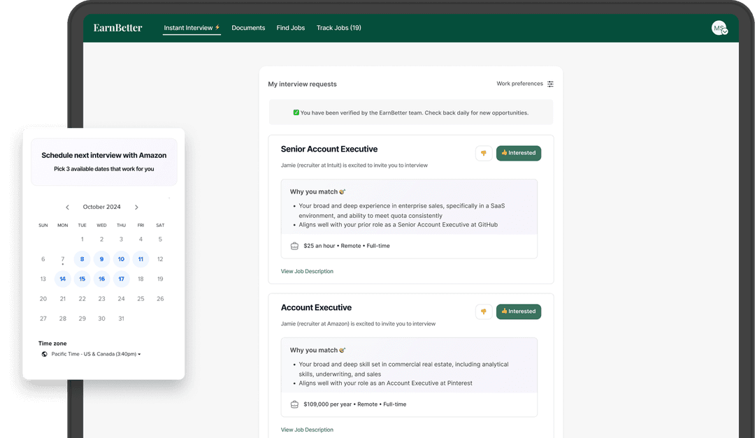 EarnBetter - Instant Interview